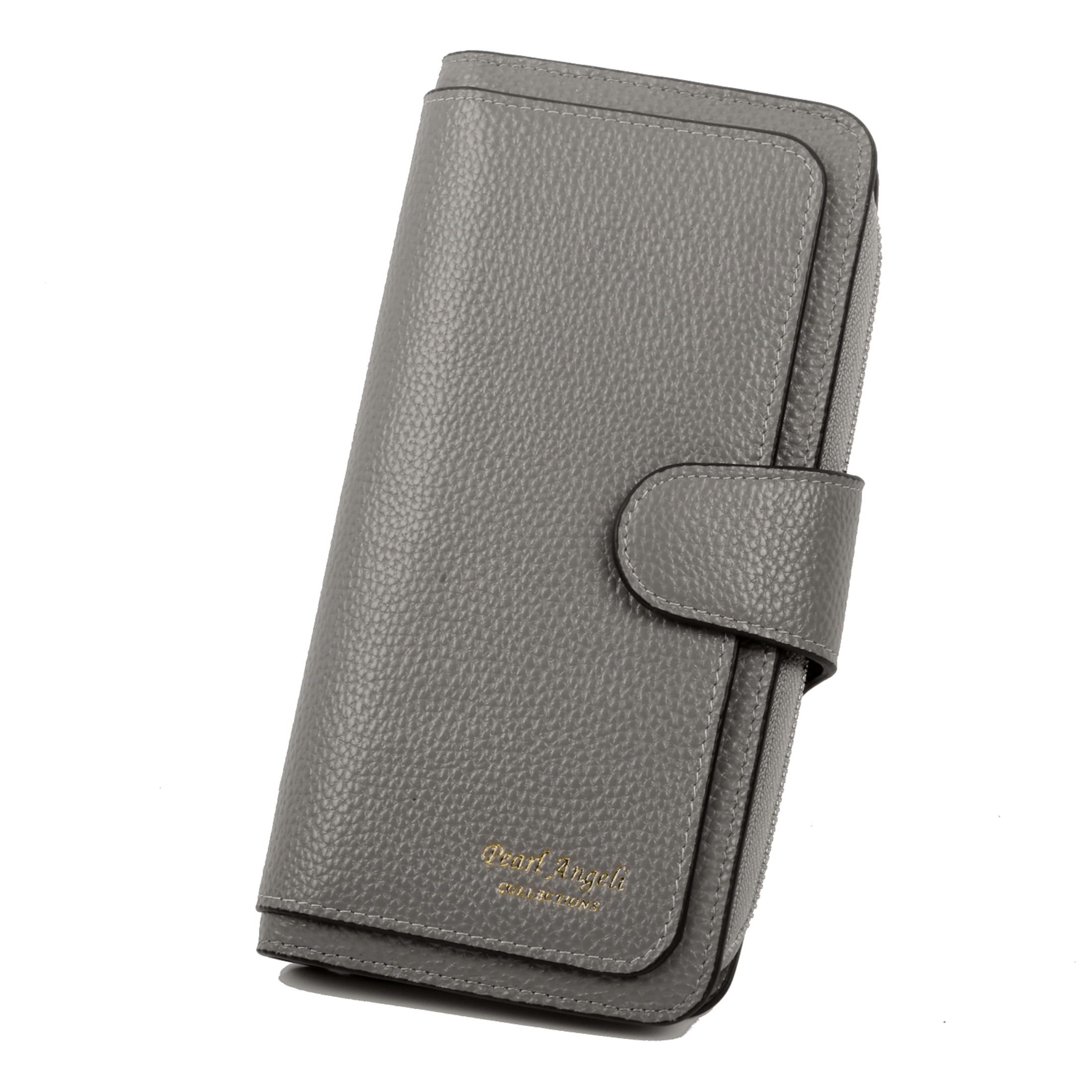 Pearl Angeli Womens Wallet Clutch Purse Waxy Leather Wallets Ladies ...