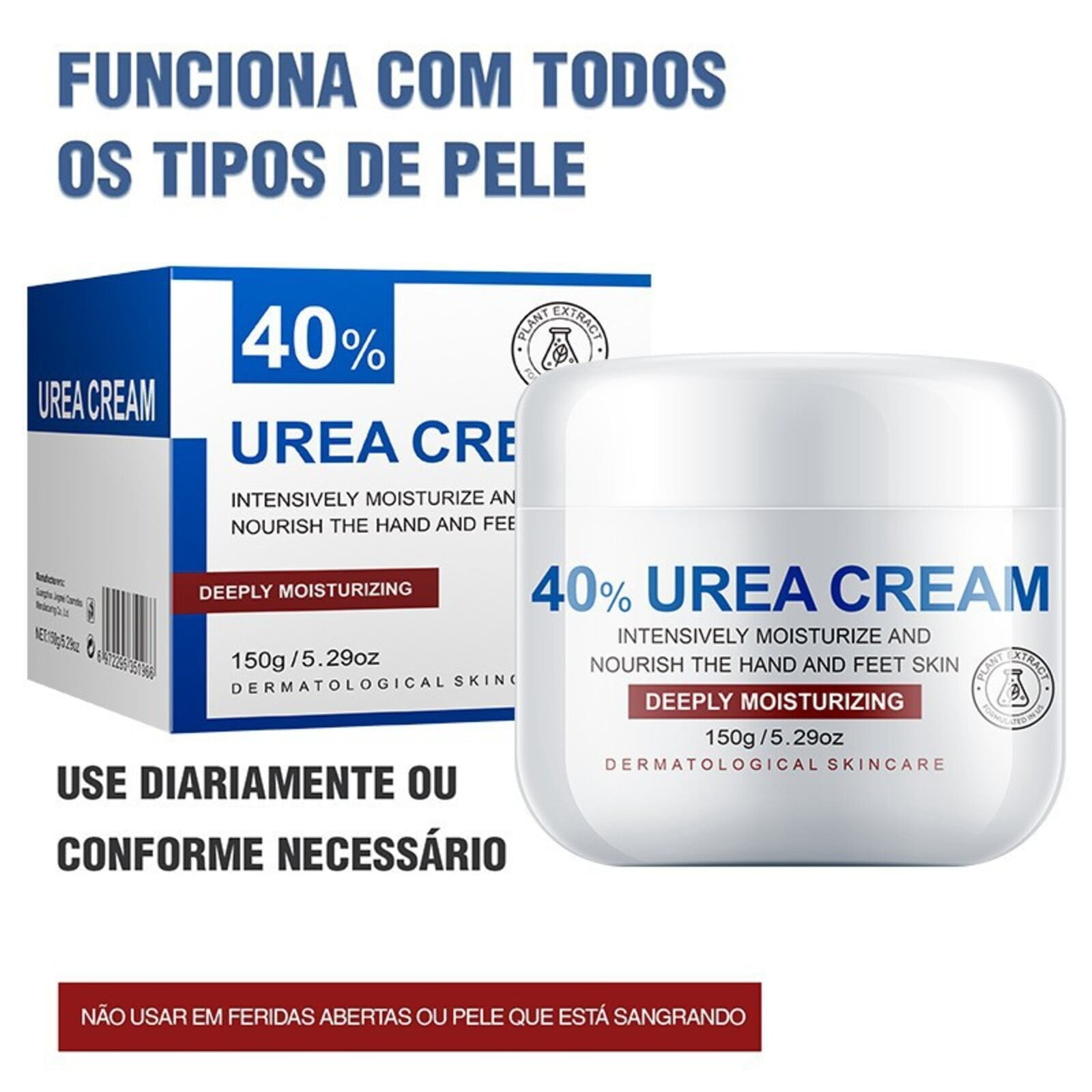 40% Urea Crema 40% Urea Crema Quitapieles Hidratante Antisequedad E ...