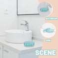 BESTYASH Japanese Style Soap Box Drainage Indoor Use Blue Plastic 1Pack ...