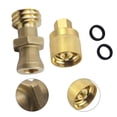 Brass Forklift Propane Tank Connector Adapter For RE7141M Quick-Connect ...
