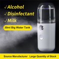 MOQIN Facial Steamers, Mini Face Humidifier Portable Facial Sprayer USB ...
