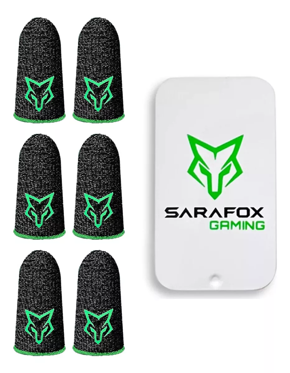 6pza Dedales Gamer Sarafox V9 Guantes Para Dedos Profesional | Walmart ...