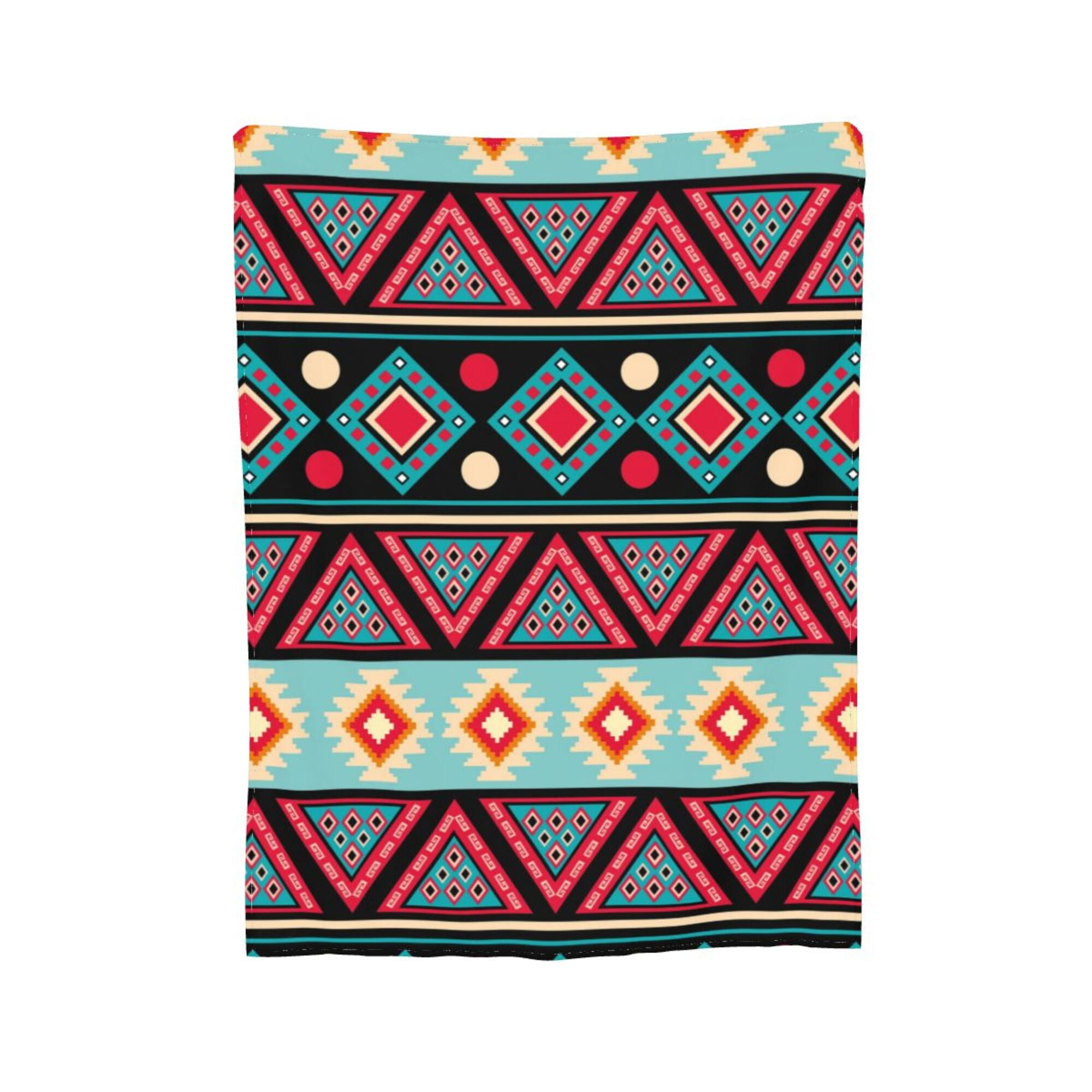 XMXY Fleece Throw Blanket for Couch, Bohemian Southwestern Native Retro ...