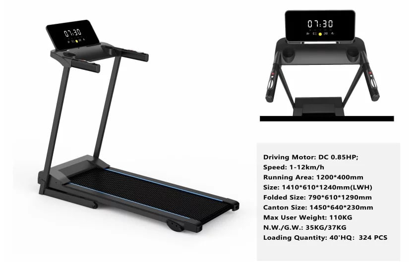 Buy Best HIIT Treadmills for Beginner, Treadmill 12 Preset Training ...