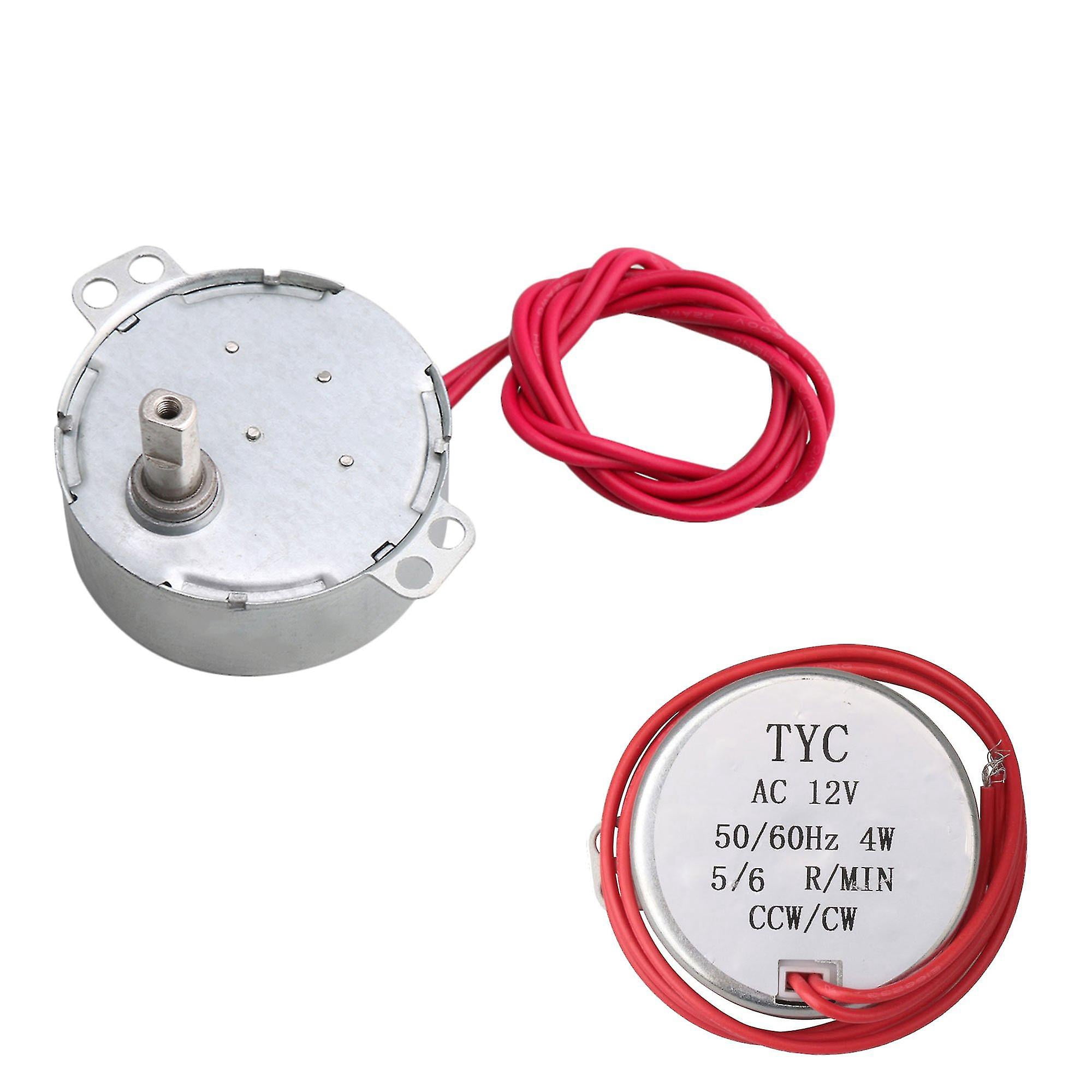 Ac12v motor síncrono de baja velocidad 5-6 Rpm motor eléctrico 4kgf.cm ...