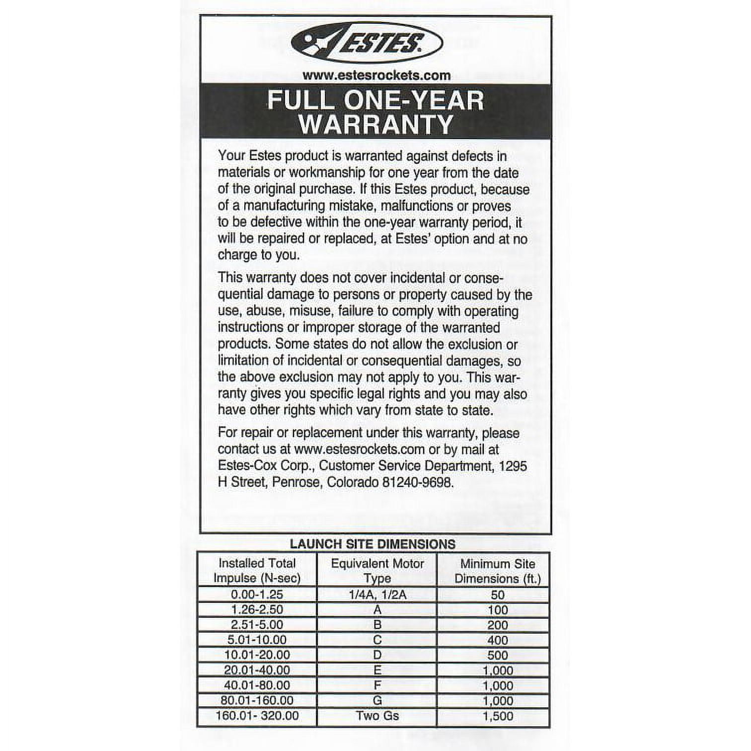 Estes C6-7 Standard Engine3 HAZ EST1615 Rocket Nepal | Ubuy