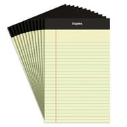 Universal Perforated Ruled Writing Pad, 5 x 8, Canary, 50 Sheets, Dozen ...