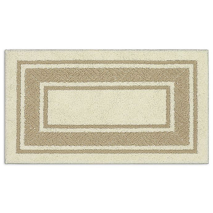 Walker Border 1'8 x 2'10 Washable Accent Rug in Cream - Walmart.com