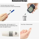 SUWU Blood Glucose Monitor Kit, Blood Glucose Meter Glucometer Kit ,50 ...