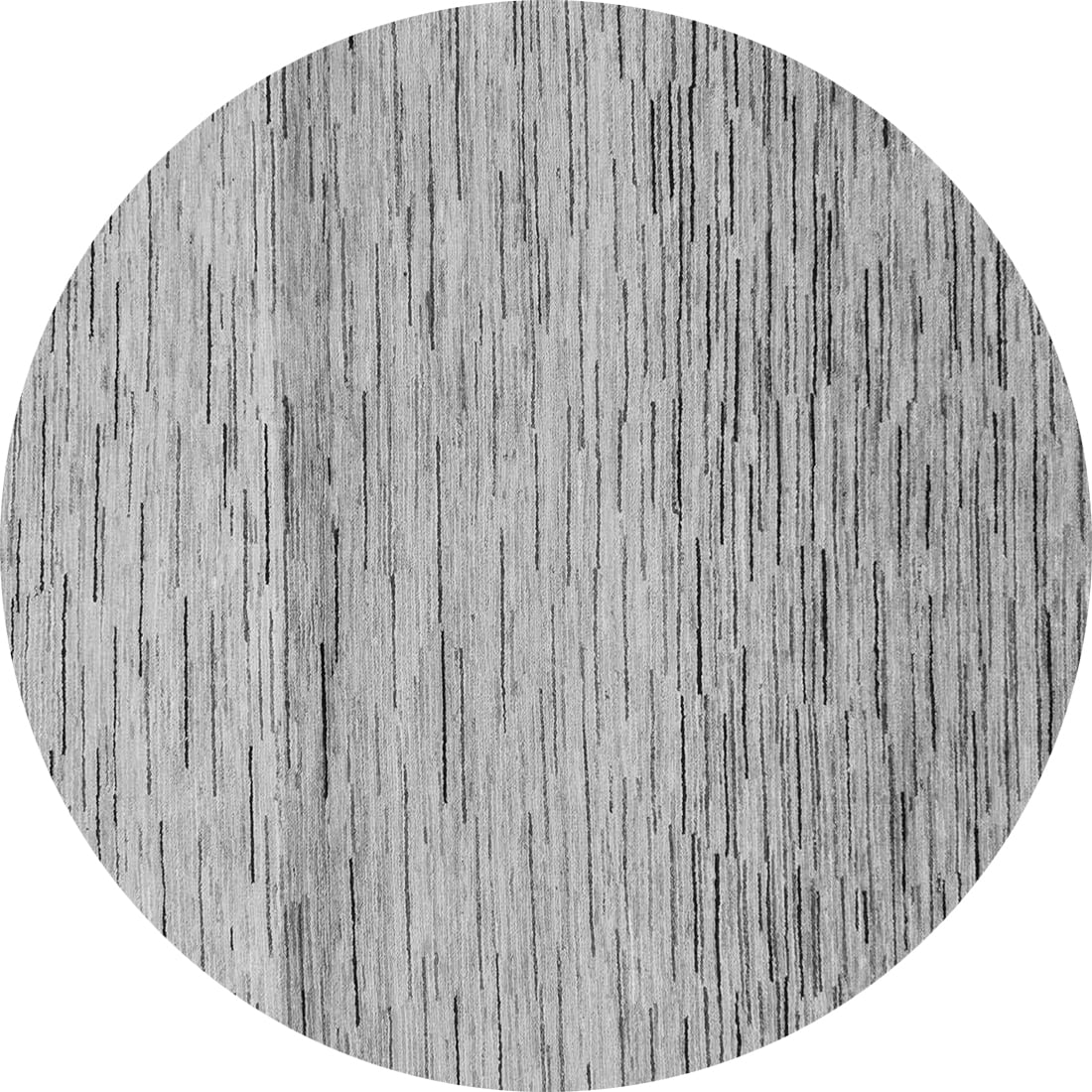 Ahgly Company Indoor Round Abstract Gray Modern Area Rugs, 8' Round ...