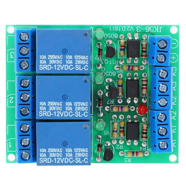 Optocoupler Isolation Relay Module,Relay Module 3 Channel Relay Module ...
