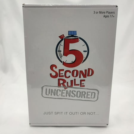 5 Second Rule Uncensored -- Just Spit Out...or Not -- Quick Thinking ...
