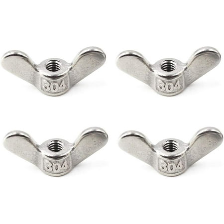 SHARKDOOK Set of 4 M10 Wing Nuts 304 Stainless Steel | Walmart Canada