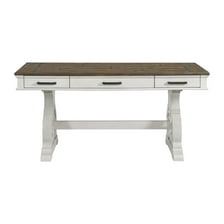 "Intercon Furniture Drake 66"" Executive Desk with Drawers in Rustic ...