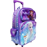 Disney Frozen 2 Elsa & Anna Kids Backpack 16" Rolling Backpack /Roller ...