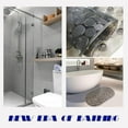 Anti-Slip Bathtub Mats Shower Bathroom Pad Floor Long Mat,Stone Texture ...