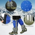 Adjustable Leg Gaiters,Snow Boot Guard Gators,Shoe Gaiters,Waterproof ...