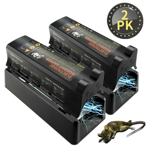 2 Pack Extra Large Electric Rat Traps That Kill Instantly 7000v Shock ...