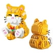 NICKSUN Cartoon Cat Building Blocks for Kids, Mini 3D Tabby Cat Bricks ...