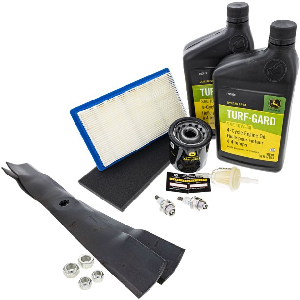 John Deere Model X300 Maintenance Kit and Standard Blades - Walmart.com