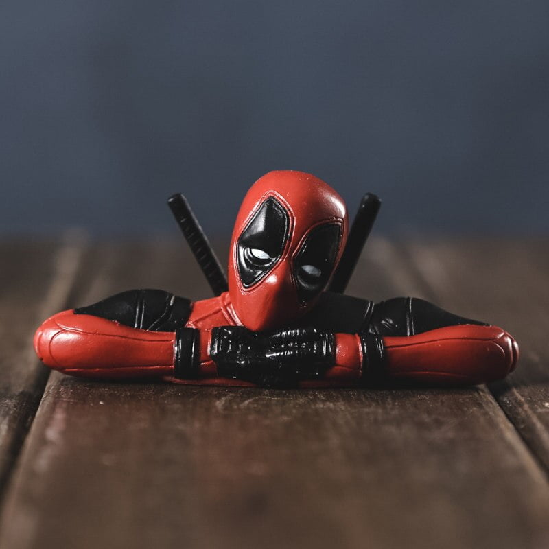 Deadpool figura de acción de Anime, modelo de postura sentada, x-men ...