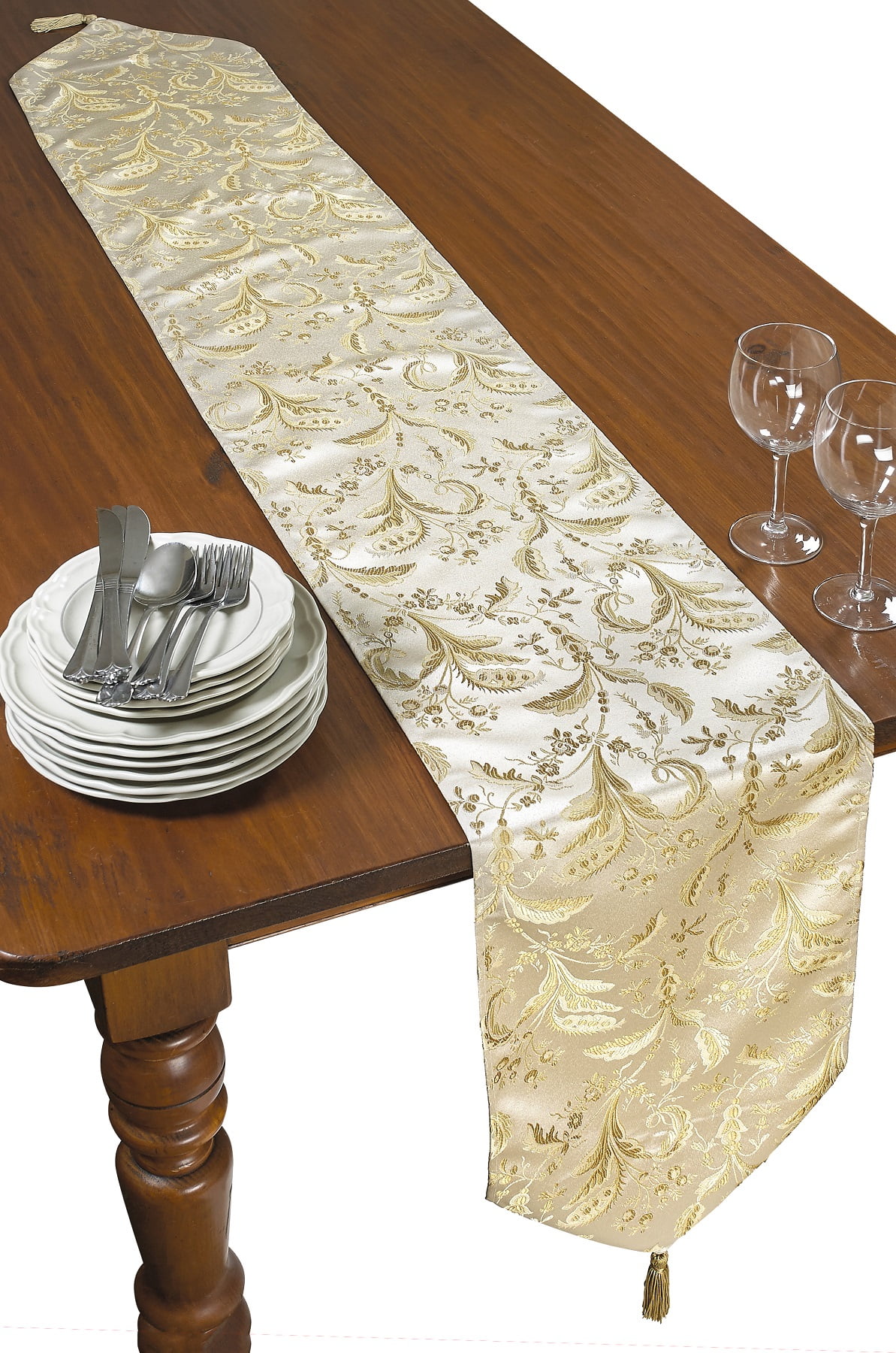 Luxury Damask Table Runners - Walmart.com