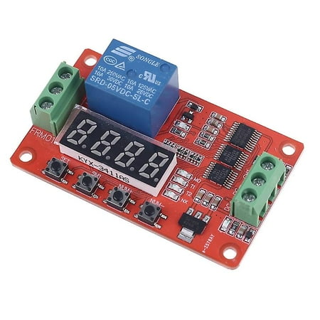 Frm01 Dc 5/12/24v 1 Channel Multifunction Relay Module Loop Delay Timer Switch Self-locking ...