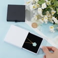 2Pcs 2 Colors Paper Drawer Boxes with Black Sponge Inside for Bracelets ...