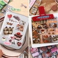CCOCC Sticker Book - Kawaii Food Theme - 30 Sheets Decorative Vinyl ...