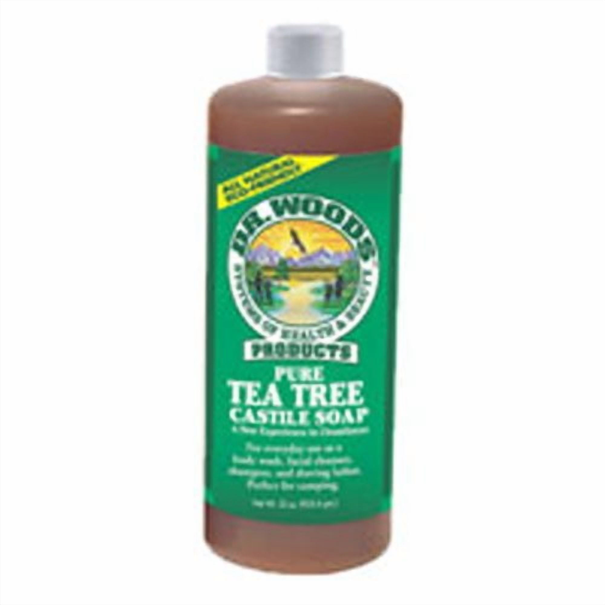 Dr. Woods Limpiador facial líquido Shea Vision Tea Tree con manteca de ...
