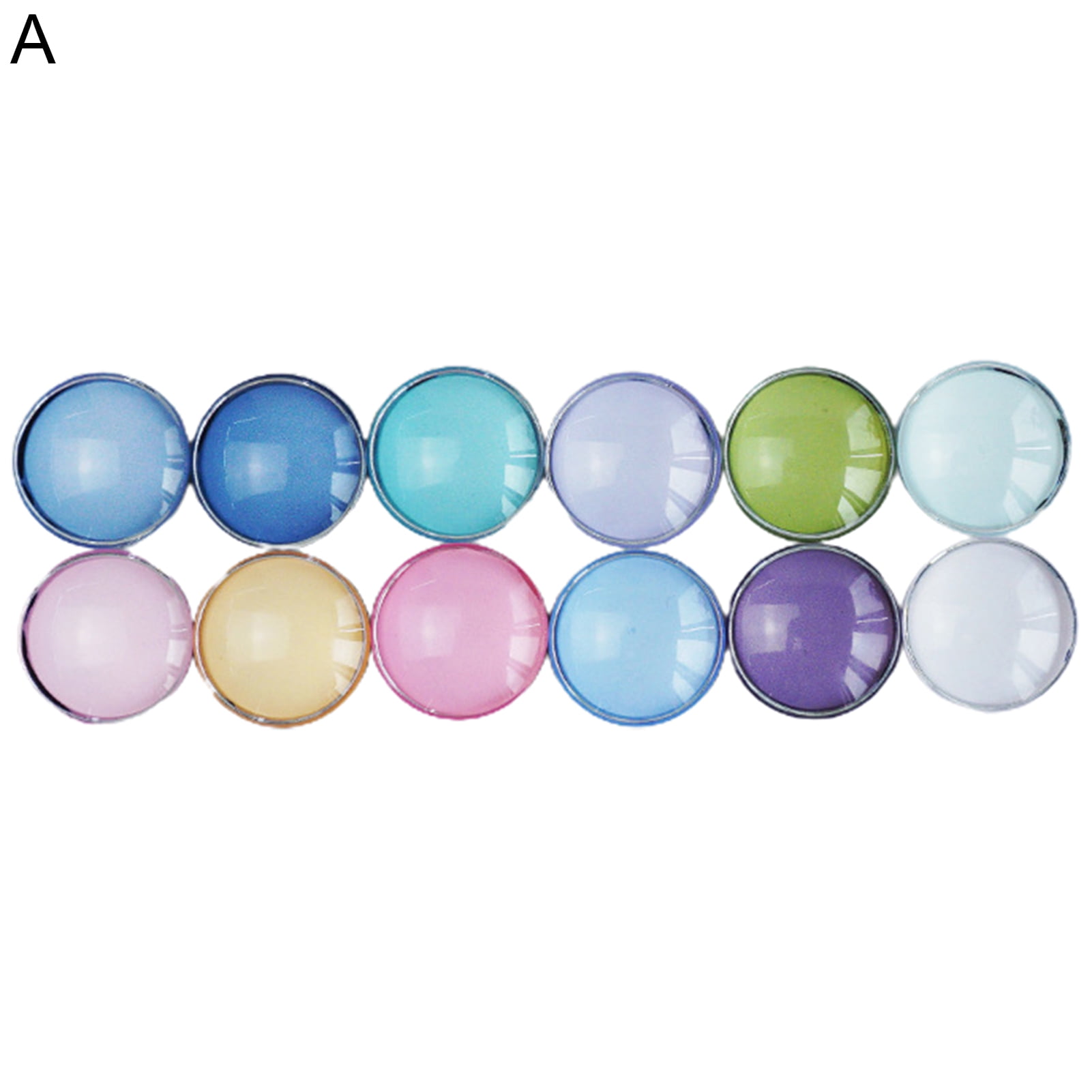 12PCS Glass Fridge Magnets, Refrigerator Magnets for Organizing Cabinet ...