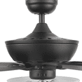 Mainstays 60" Black Ceiling Fan with Light, 5 Blades, Reverse Airflow ...