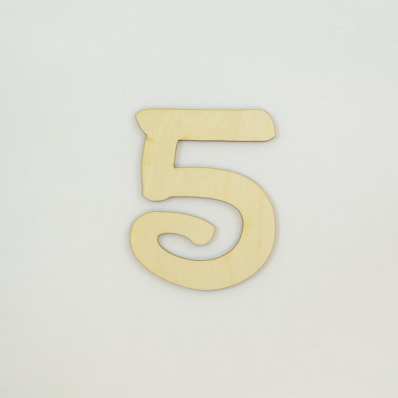 1 Pc, 5 Inch X 1/4 Inch Thick Walt Disney Numbers 5 For Kids Rooms ...