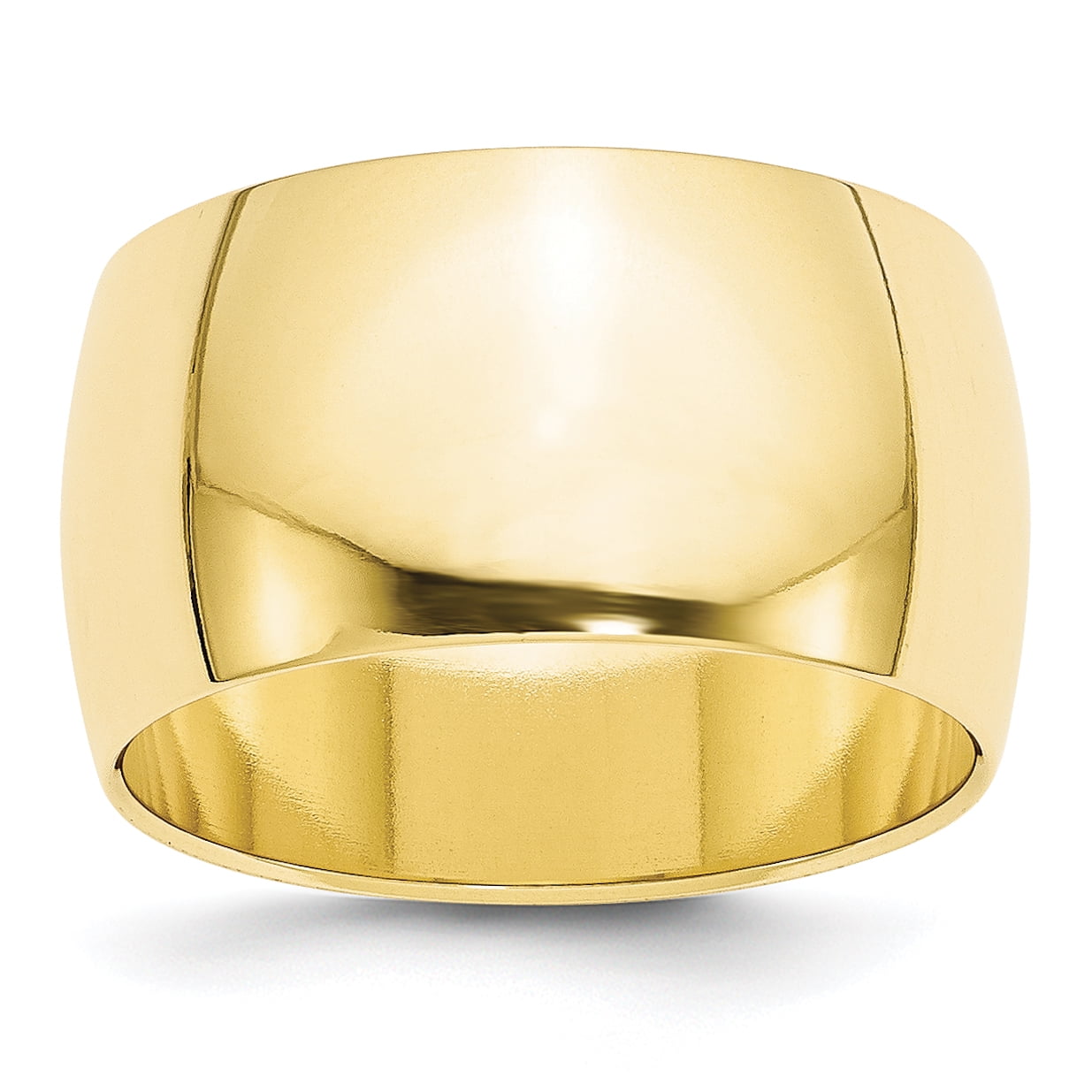 Click here for Saris And Things 10k Yellow Gold 12mm Half Round B... prices