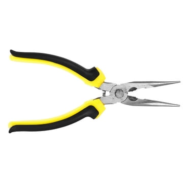 Plastic Handle Electrician Needle Nose Plier Wire Cutter 5" Long ...