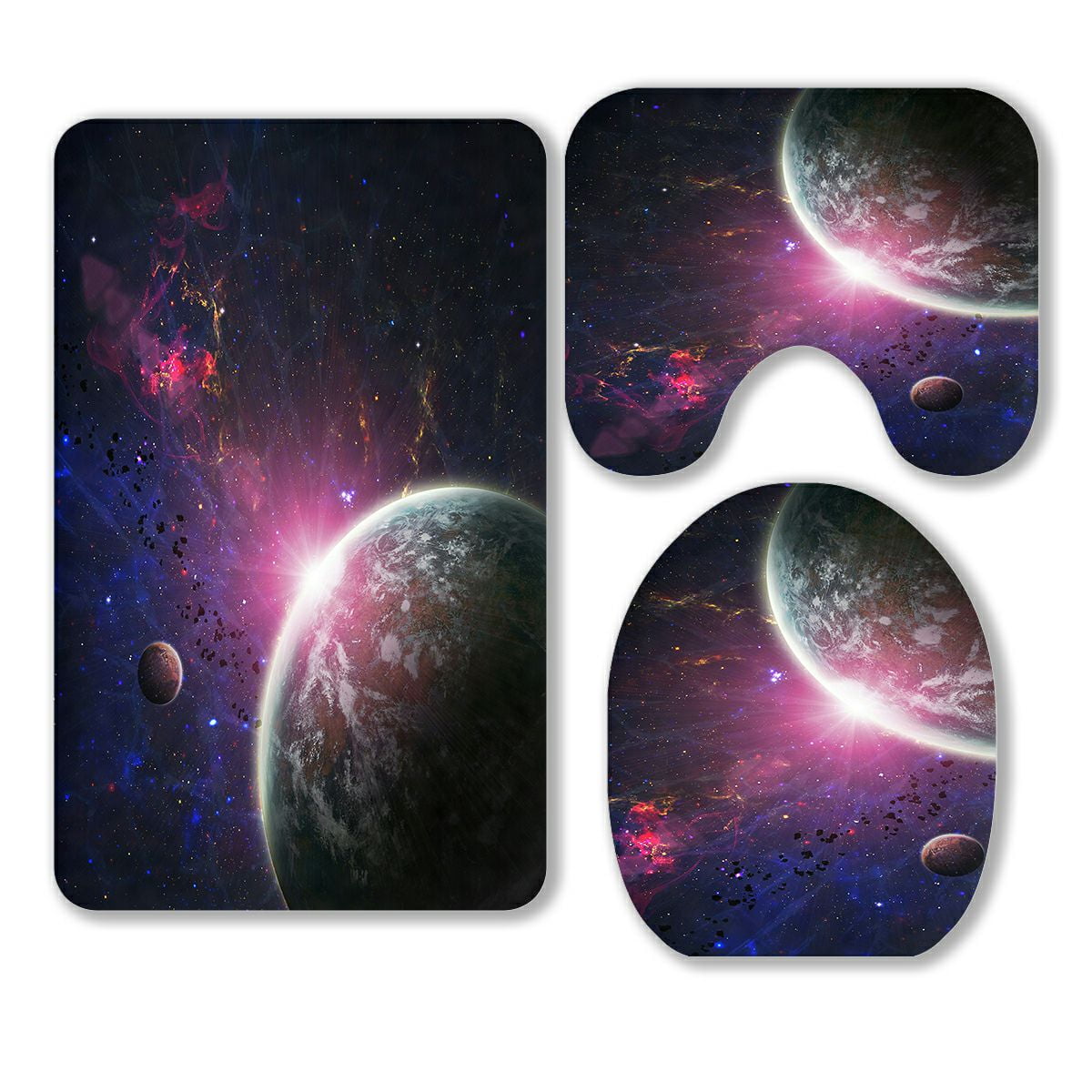 ABPHQTO Beautiful Space Elements Furnished By Nasa 3 Piece Bathroom ...