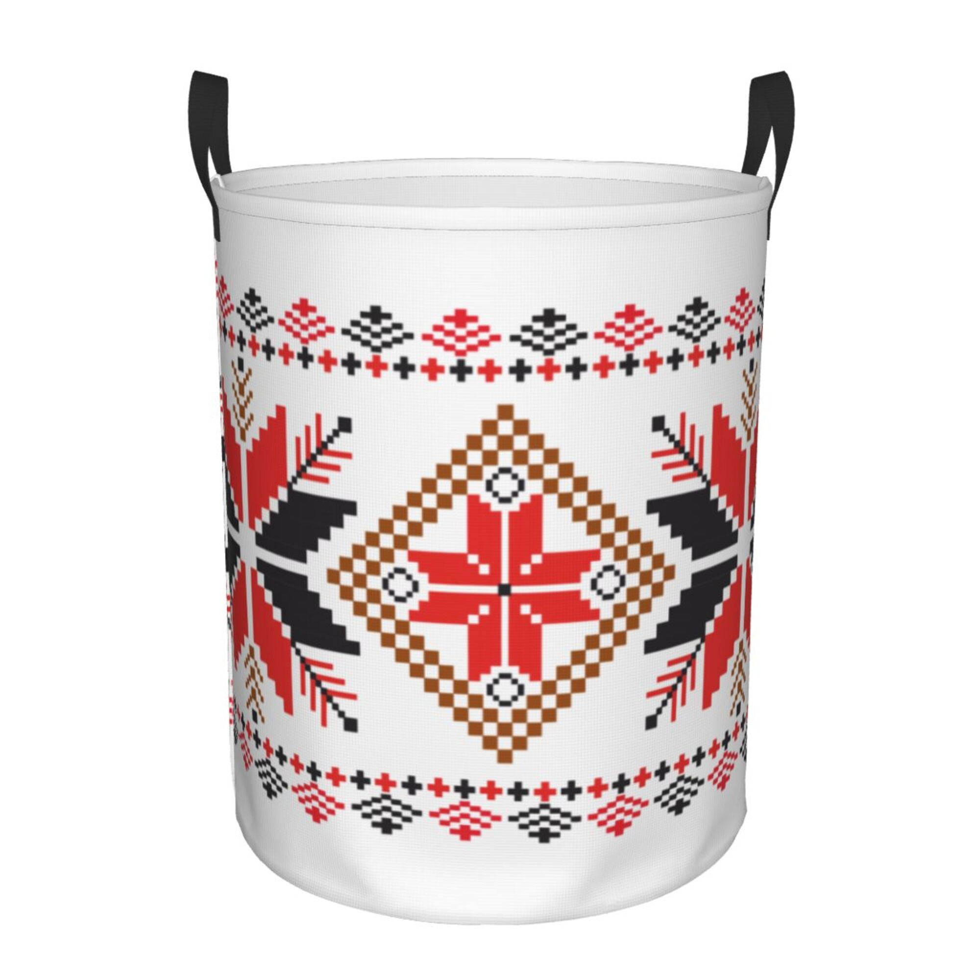 LNWH Laundry Basket, Star Embroidery Pattern Pattern Foldable Laundry ...