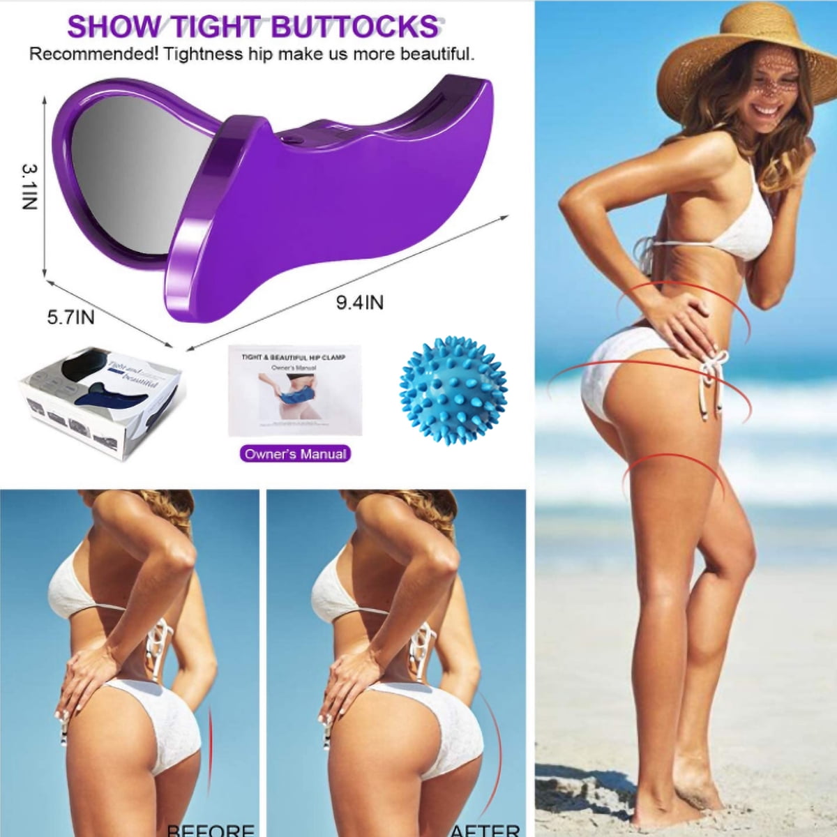 Hip Trainer Super Kegel Exerciser Selkie Butt Exerciser Kegel