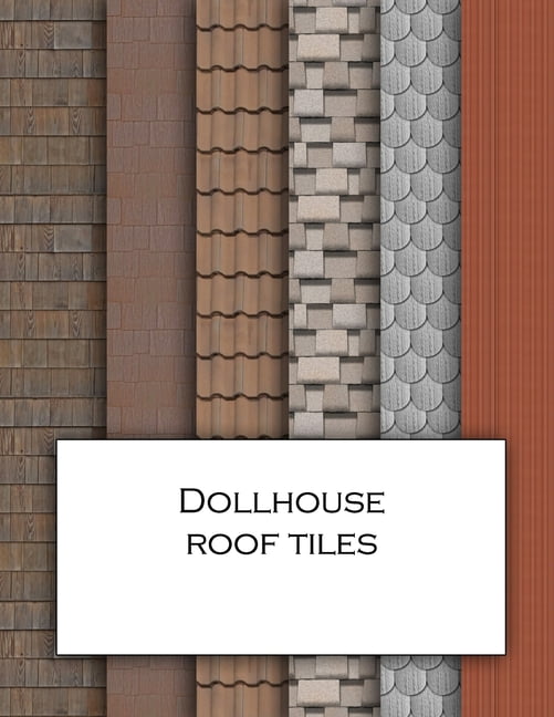 Art & Collectibles Dolls & Miniatures Red Asphalt Tiles Roofing Paper ...