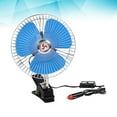 Omeite Car-mounted portable electric fan with clip and shaking head (8 ...