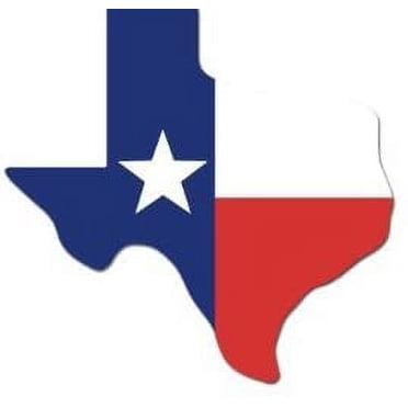 Texas Shaped Texas Flag 3M Reflective sticker| Bumper TX car Texan ...