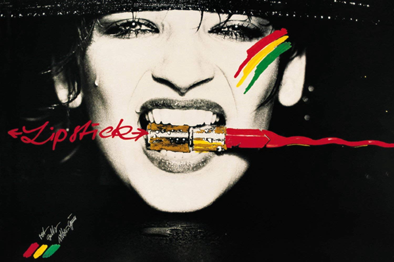 Poster - Studio B - 36x24 Lipstick Wall Art CJ1575B - Walmart.com