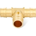 3/4 Inch PEX-A Expansion Tee Fittings, ASTM F1960 Brass Plumbing Tee ...