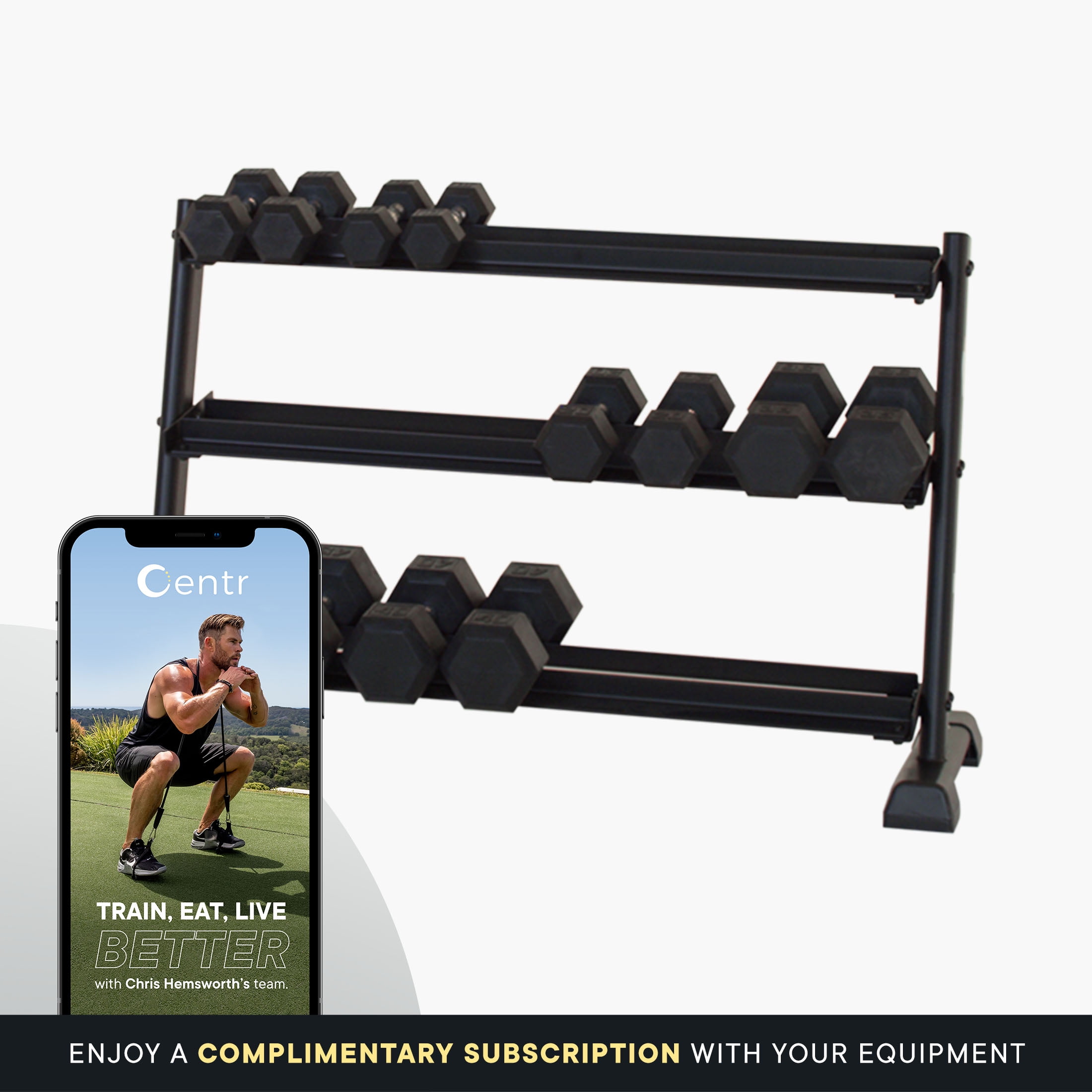 Inspire Fitness 3-Tier Dumbbell Rack - Walmart.com