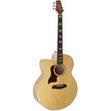 Sawtooth Maple Series Left-Handed Acoustic-Electric Cutaway Jumbo ...