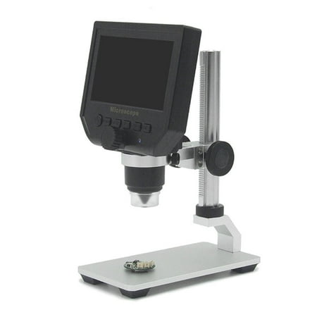 HD 3.6MP CCD Pixel 4.3" OLED Screen Display LCD Digital Microscope Zoom ...