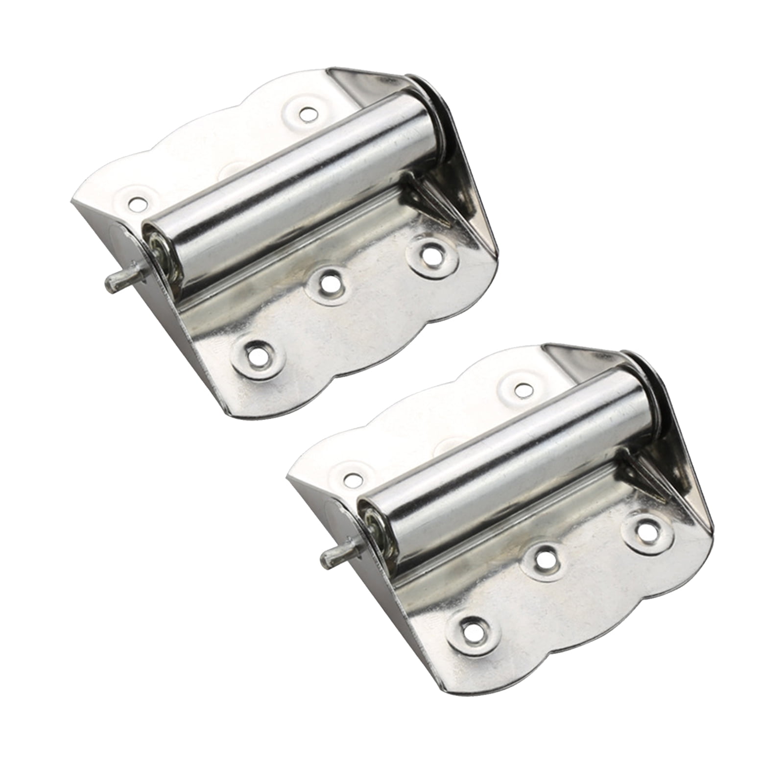 1pair Stainless Steel Butterfly Hinge For Door Self Closing Spring ...