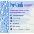 Eye Scrub Sterile Lid Cleaning & Makeup Removal Pads, Travel-Friendly ...