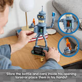 Brickcraft Futurama Bender Brick Building Kit (396- Plastic Piece Set ...