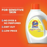 Tide Simply Free & Sensitive, Gentle Washing, 64 Loads, Non-Odor, Cold ...